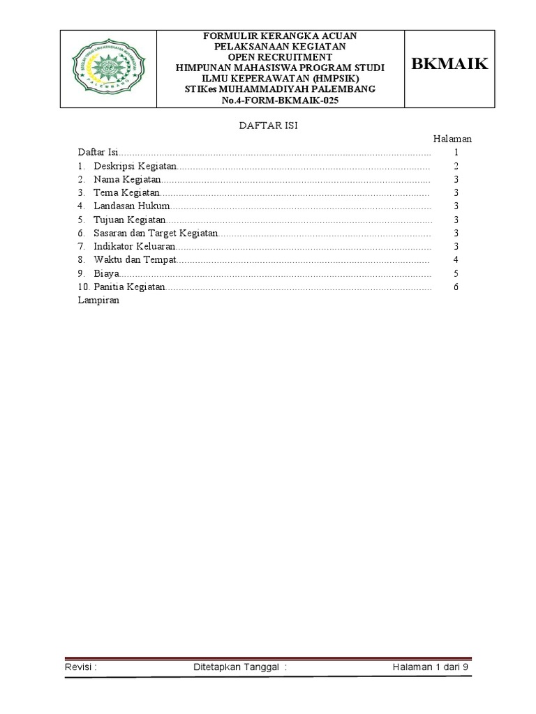 Open Recruitment HMPSIK STIKes MP | PDF | Bisnis