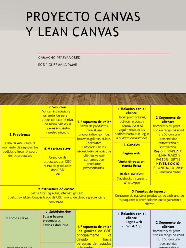 Lean+canvas Proyecto | PDF | Internet | Cliente