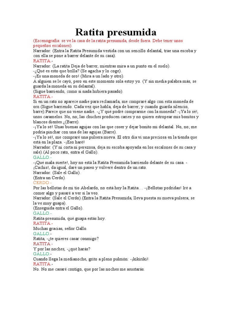 Ratita Presumida | PDF | Gatos