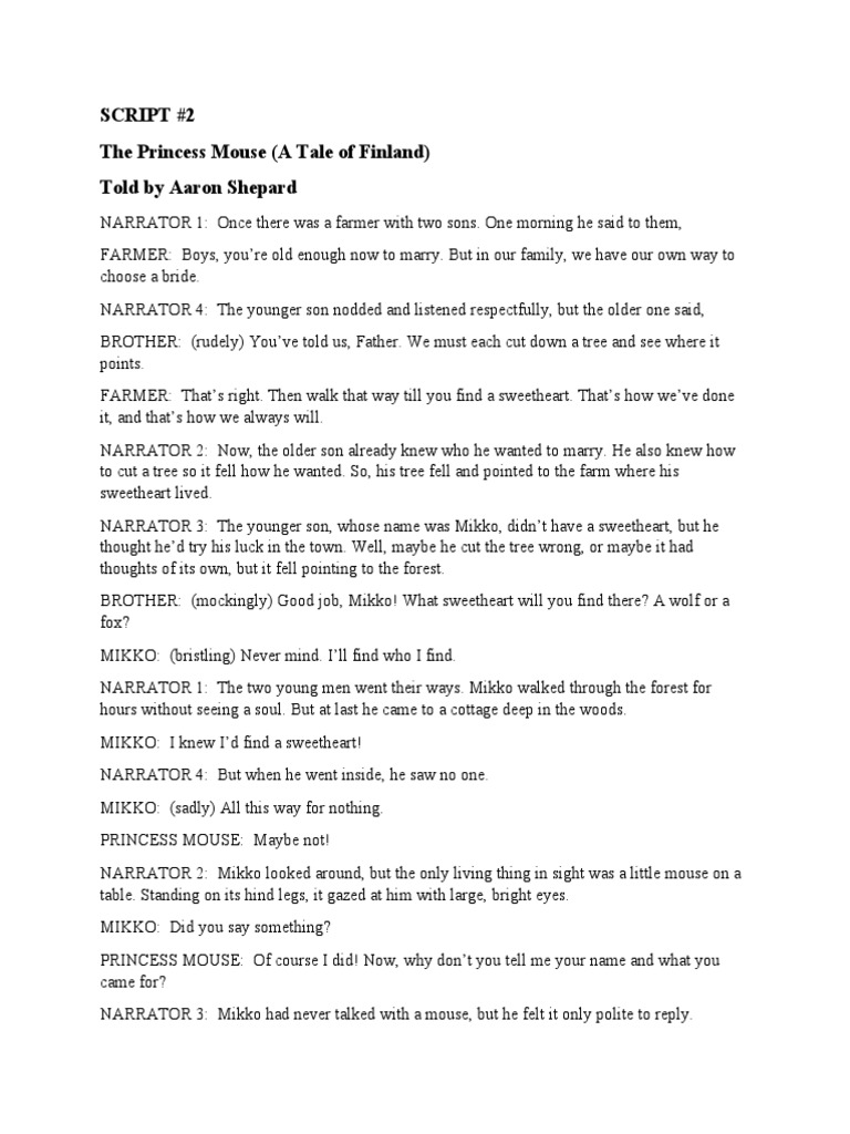 READER's THEATER SCRIPT | Download Free PDF | Weaving | Textiles