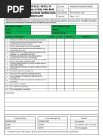 Detailed Machine Commissioning Report | PDF