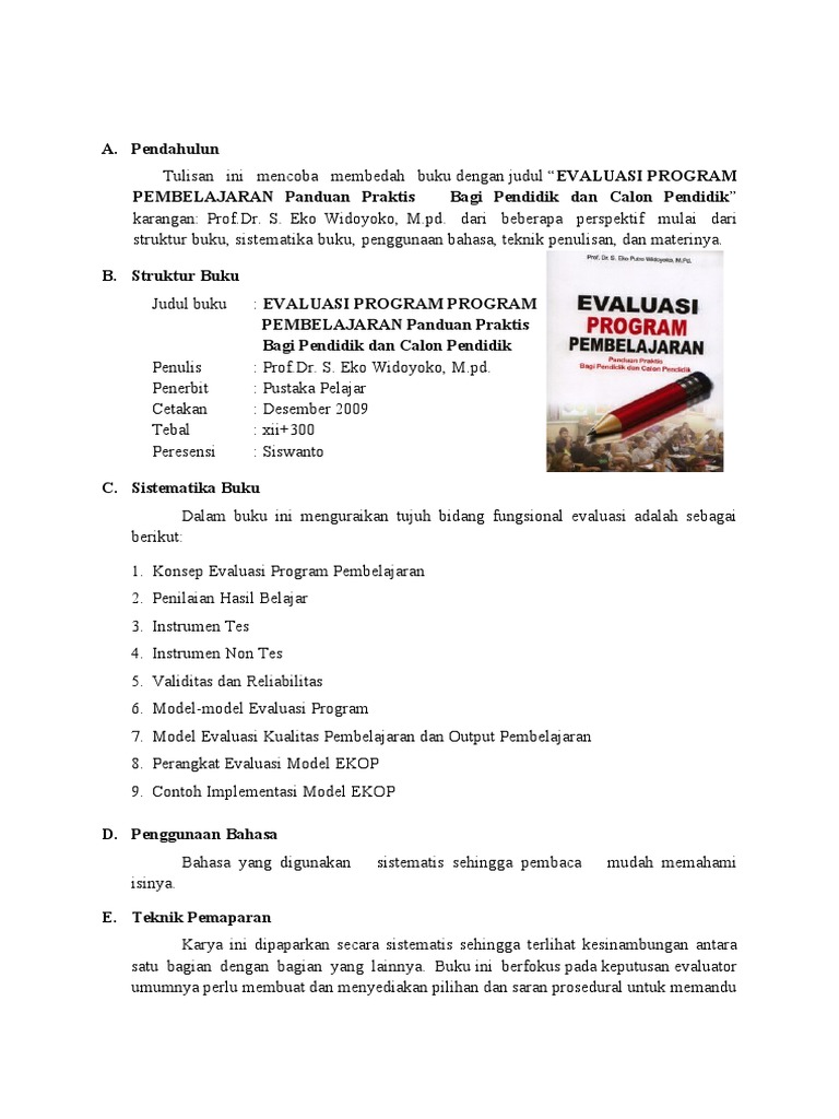 Evaluasi Pembelajaran Praktis | PDF