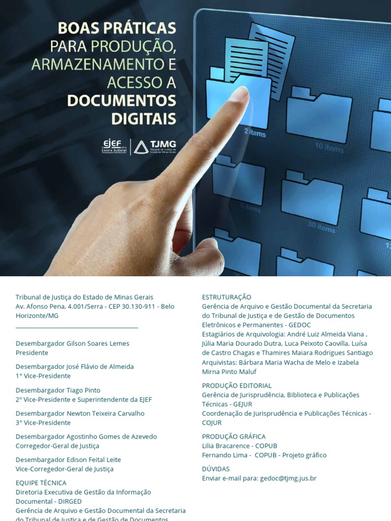 Cartilha Boas Praticas Documentos Digitais | Download grátis PDF ...