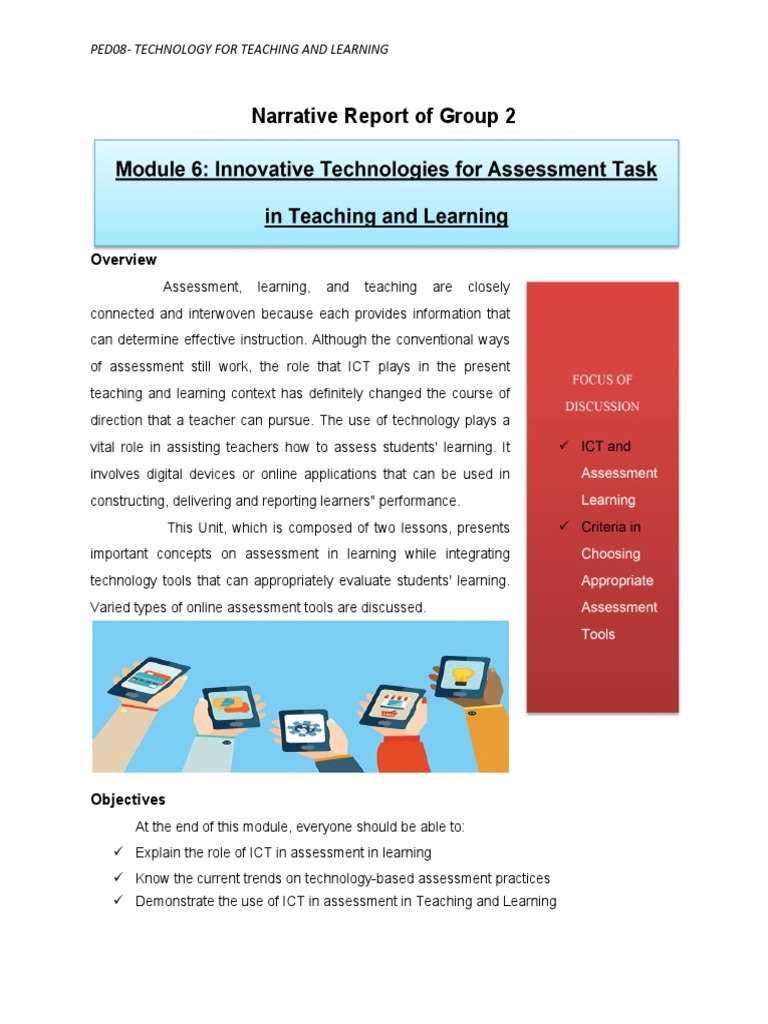 Narrative Report For PED-08 Group 2 | PDF | Educational Assessment ...