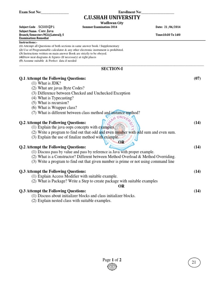 Core Java Pdf Method Computer Programming Java Programming Language