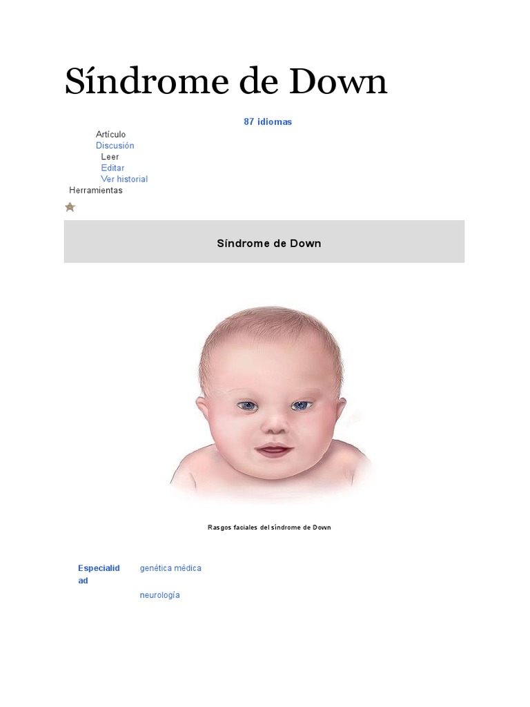Sindrome | PDF | Síndrome de Down | Cromatina