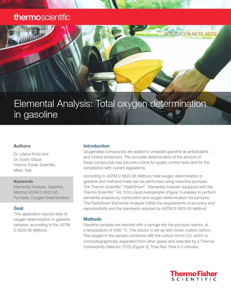 An 42222 EA Oxygen Gasoline AN42222 en | PDF | Pyrolysis | Gasoline