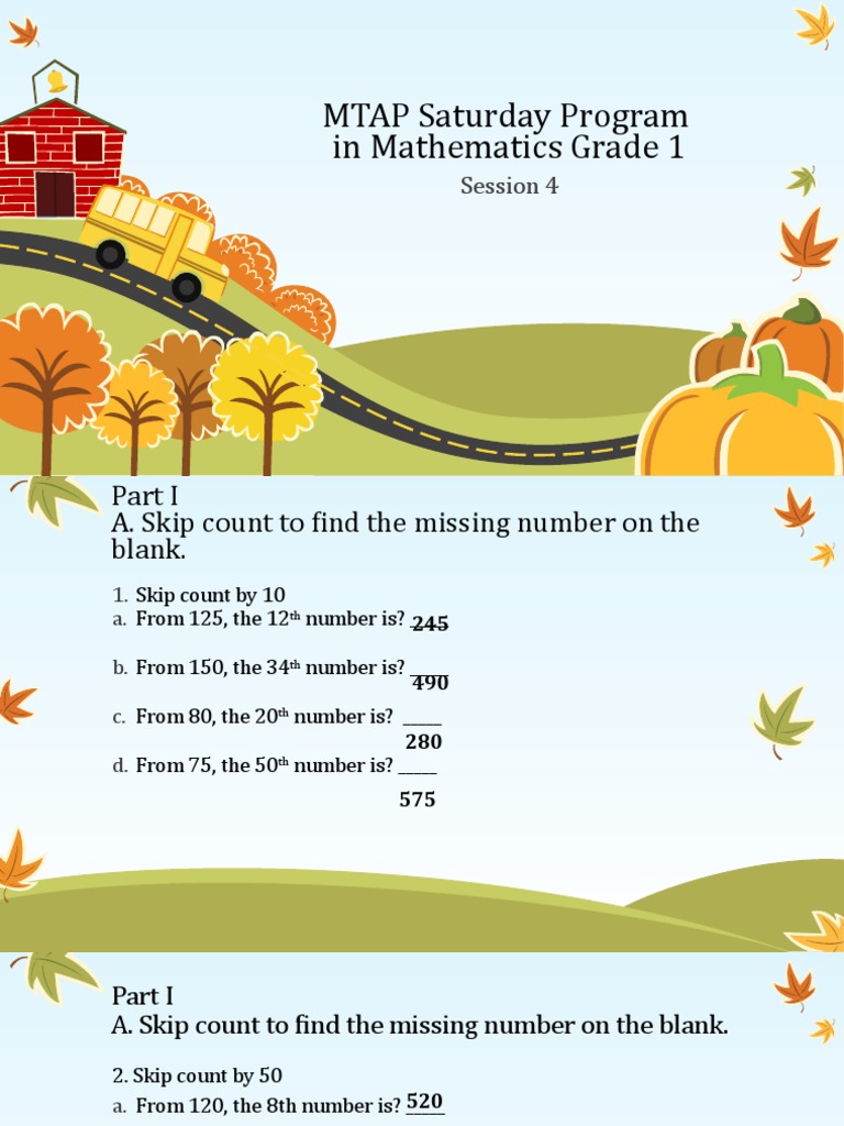 Grade 1 Math Skip Counting Activities | PDF | Matrix (Mathematics ...