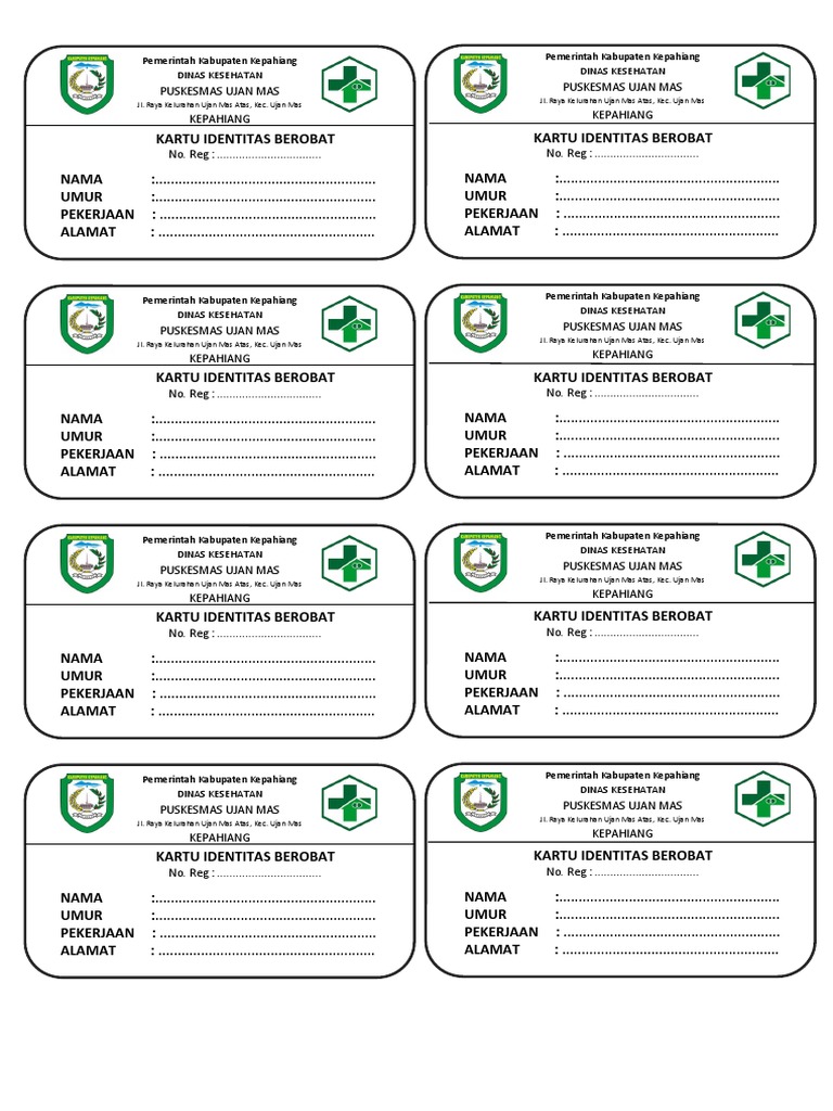 Kartu Berobat | PDF