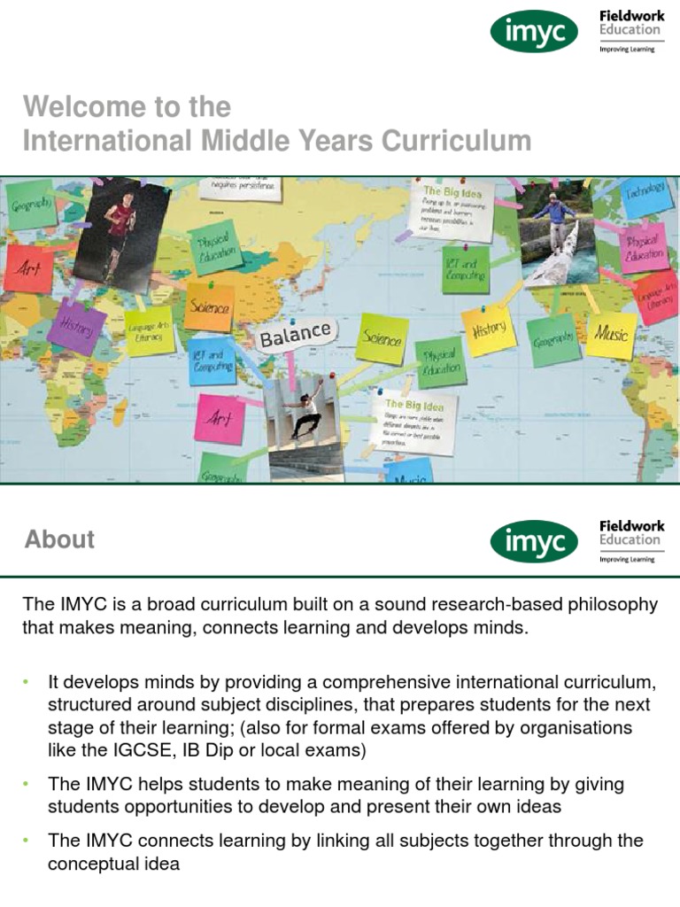 IMYC Parents Presentation 1 | PDF | Learning | Curriculum