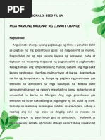 6 Mga Epekto NG Climate Change | PDF