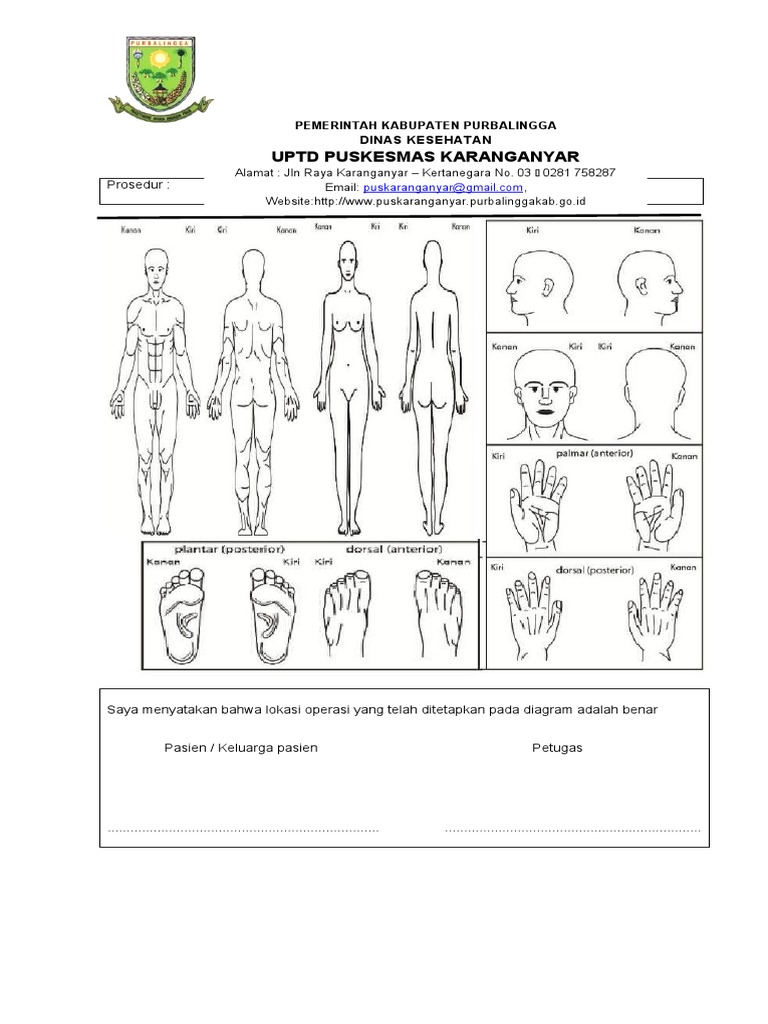 form penandaan lokasi operasi | PDF