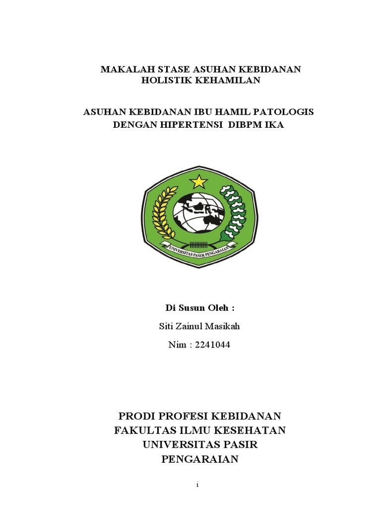 Makalah Kehamilan Hipertensi | PDF