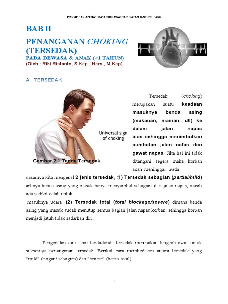 Penanganan Tersedak | PDF