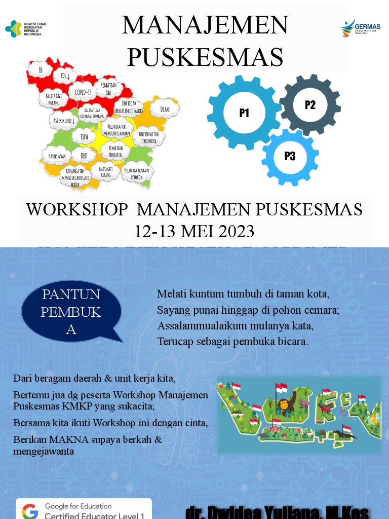 Manajemen Puskesmas P2, P3 | PDF