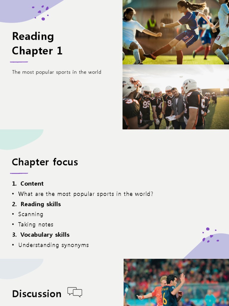 Reading 1 | PDF | Sports | Vocabulary