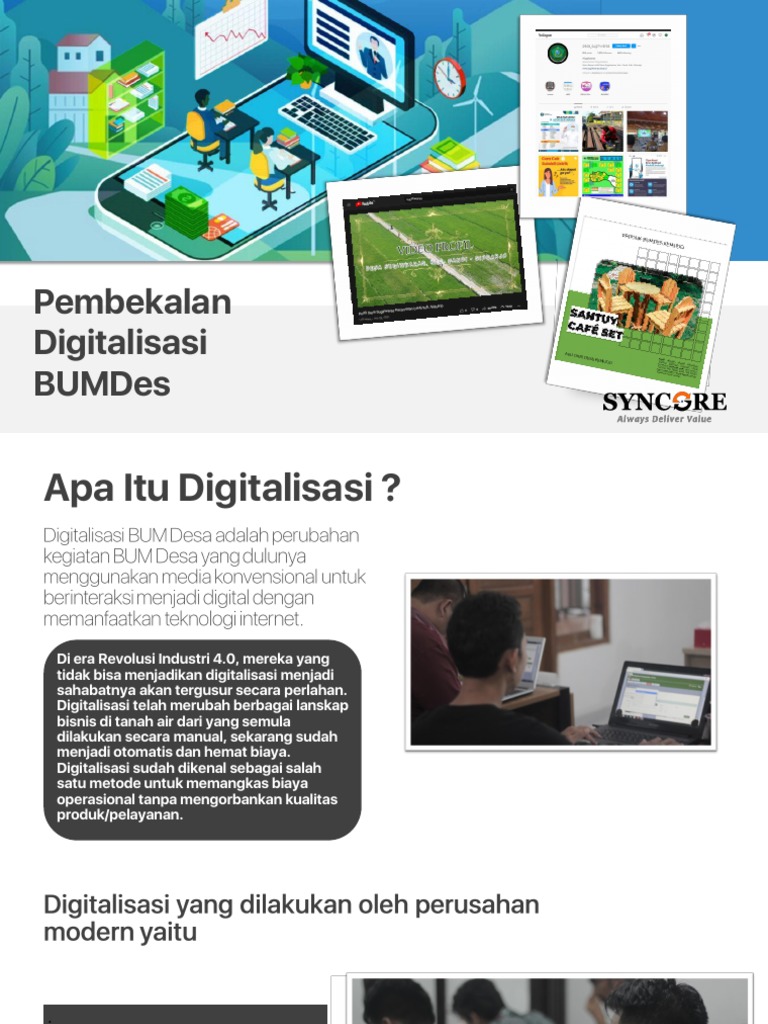 Digitalisasi BUMDes: Strategi dan Teknik | PDF | Bisnis