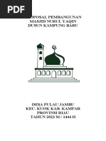 Contoh Proposal Rehab Masjid | PDF