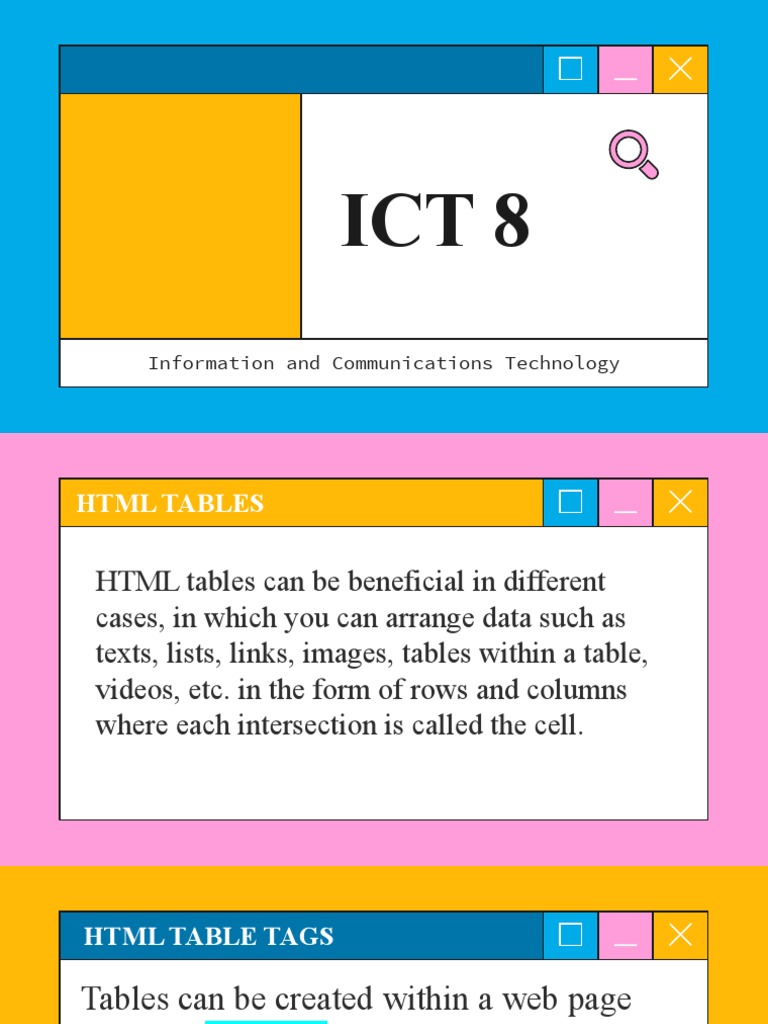 Table Pdf Html Element Planets