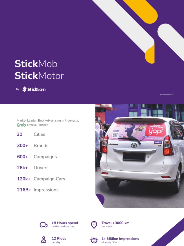StickMob: Innovative Car Advertising Solutions | PDF | Advertising | Fee