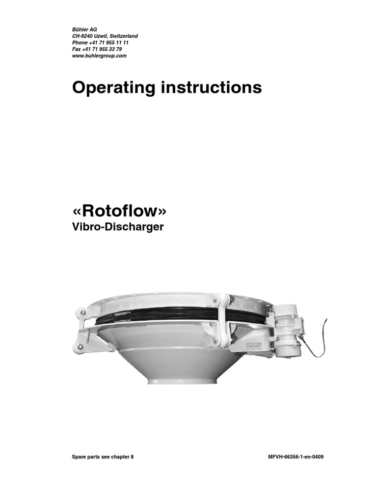 MFVH 66356 1 EN 0409 - Rotoflow | PDF | Electric Motor | Crane (Machine)