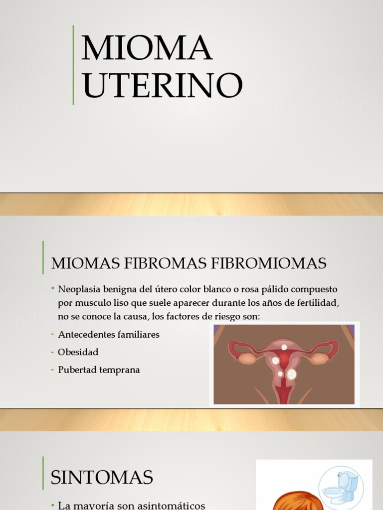 MIOMA UTERINO | PDF