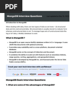 Mongodb Notes Basic To Advanced 1692833294 | PDF | Mongo Db | No Sql