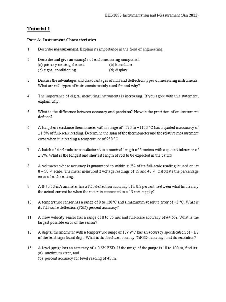 InM Tutorial Set 1 - 0123 - Wans | PDF | Resistor | Thermocouple