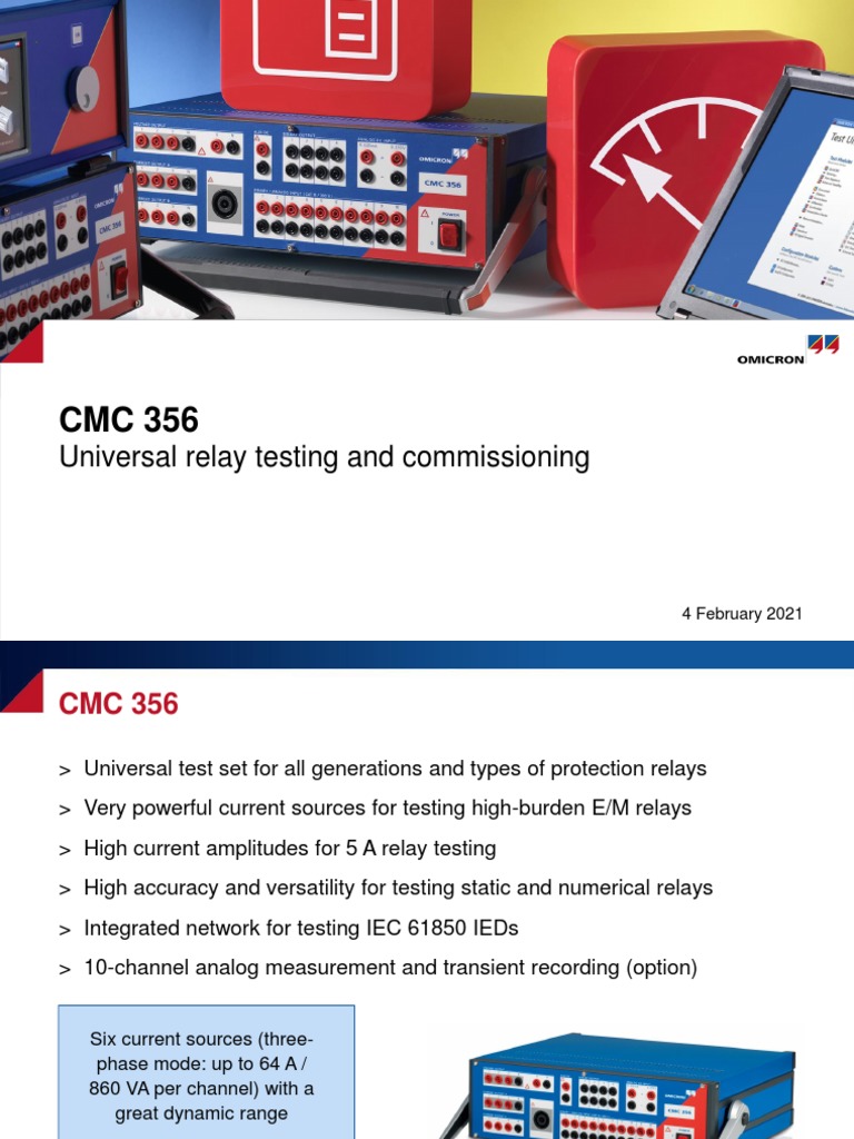 CMC 356 Presentation ENU | PDF | Relay | Alternating Current