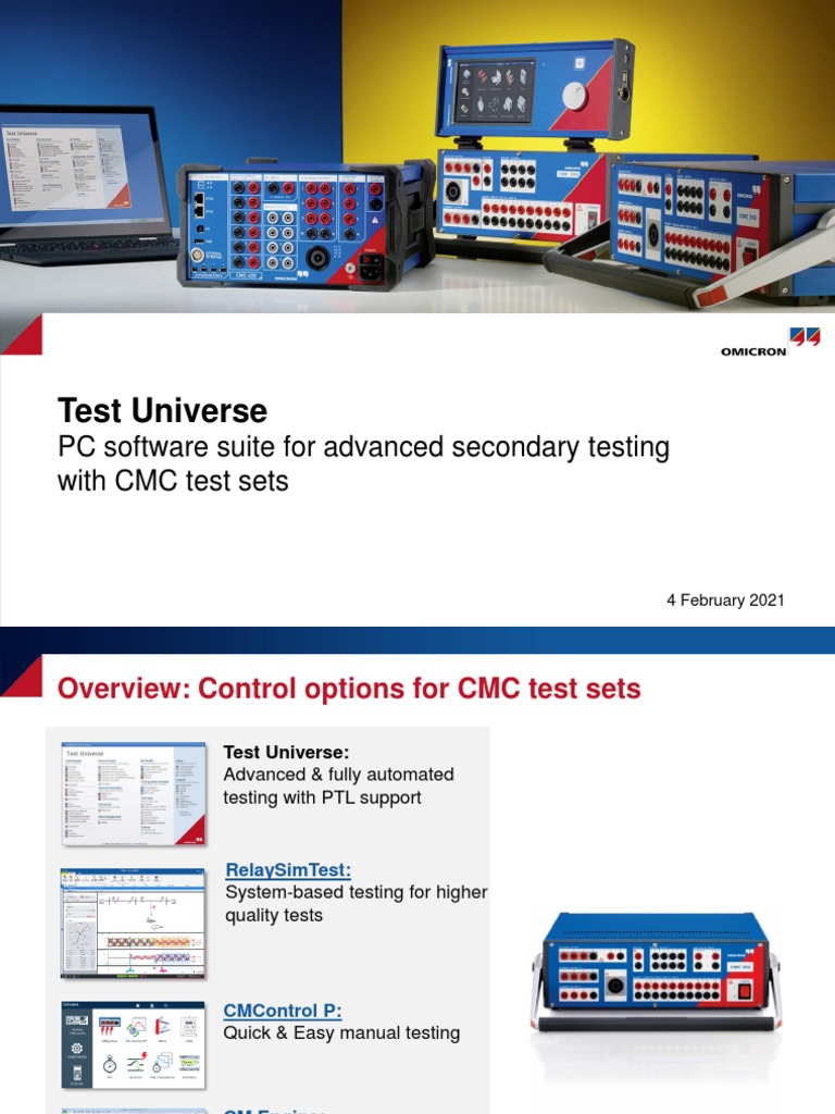 Test Universe Main Presentation ENU | PDF | Software | Automation