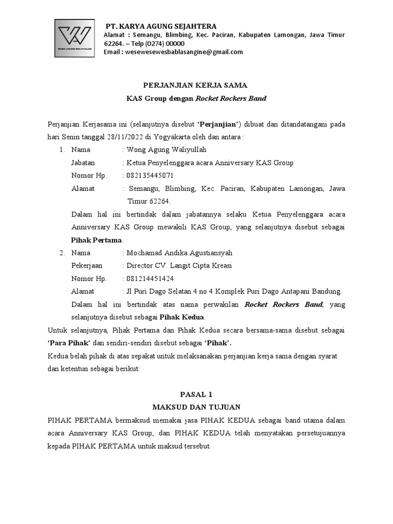 PKS - Rocket Rockers Band Dan KAS Group | PDF