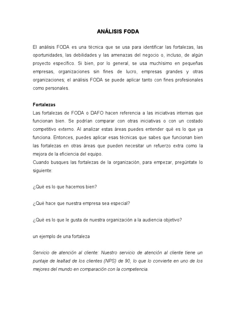 ANÁLISIS FODA y Pestel | PDF | Análisis FODA | Economias