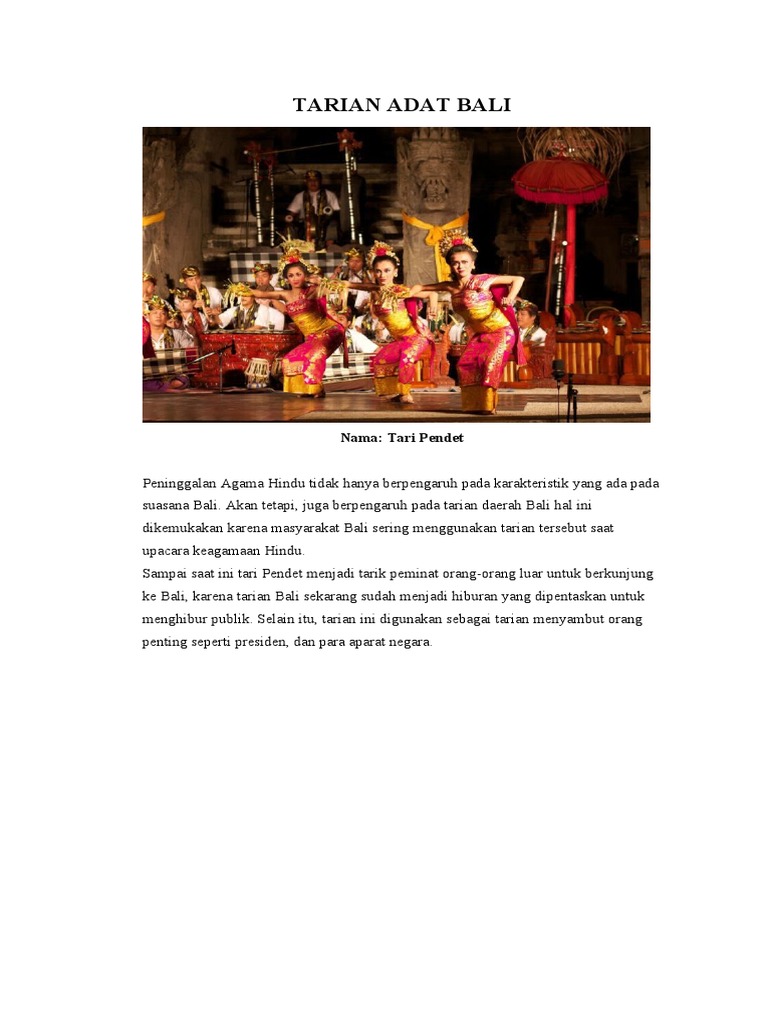 TARIAN ADAT 4 Daerah | PDF