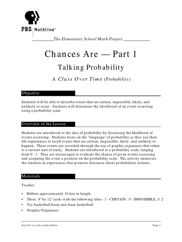 Chances Are | PDF | Probability | Cognitive Science