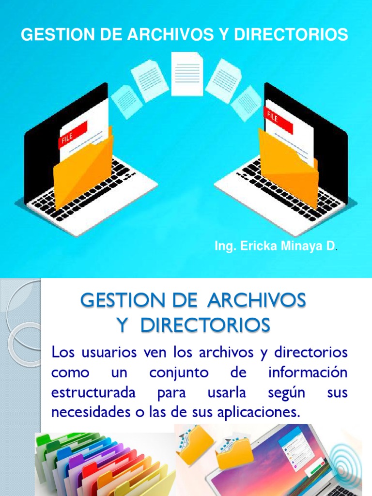 Gestion de Archivos y Directorios | PDF | Archivo de computadora ...