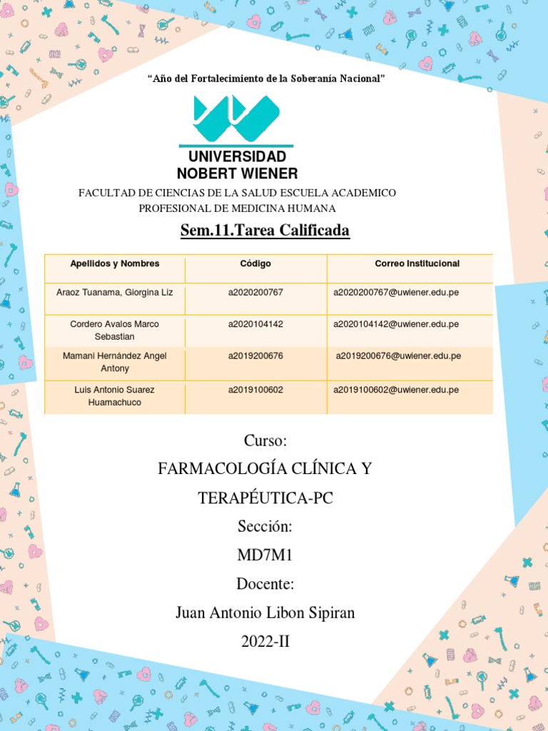 Sem.12.Tarea Calificada | PDF | VIH | Manejo del VIH / SIDA