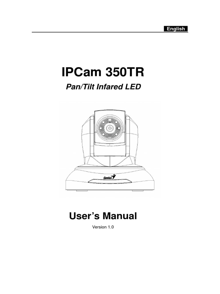 Ipcam 350tr | PDF | Ip Address | Port (Computer Networking)