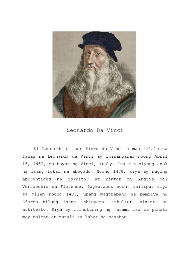 Leonardo Da Vinci | PDF