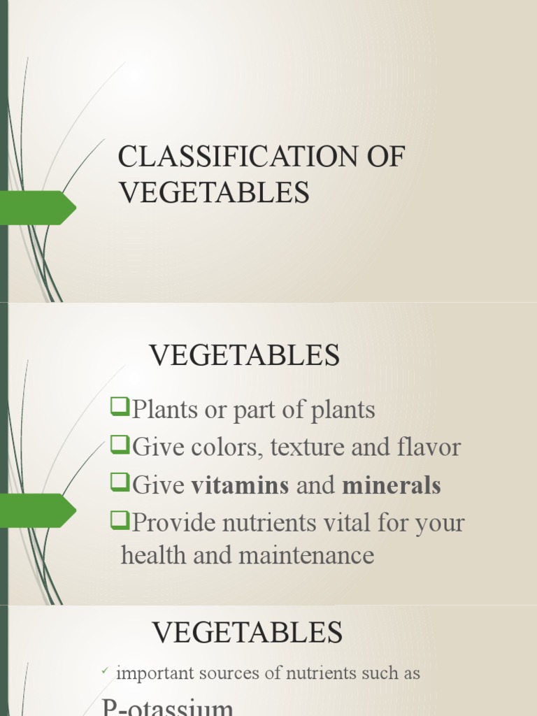 Cookery 10 q3 Lesson 1 | PDF | Vegetables | Vitamin
