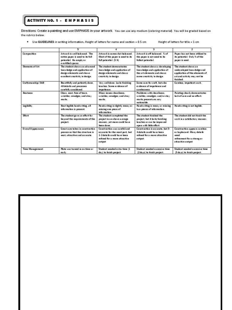 Emphasis Activity (1) | PDF Emphasis Activity (1) | PDF