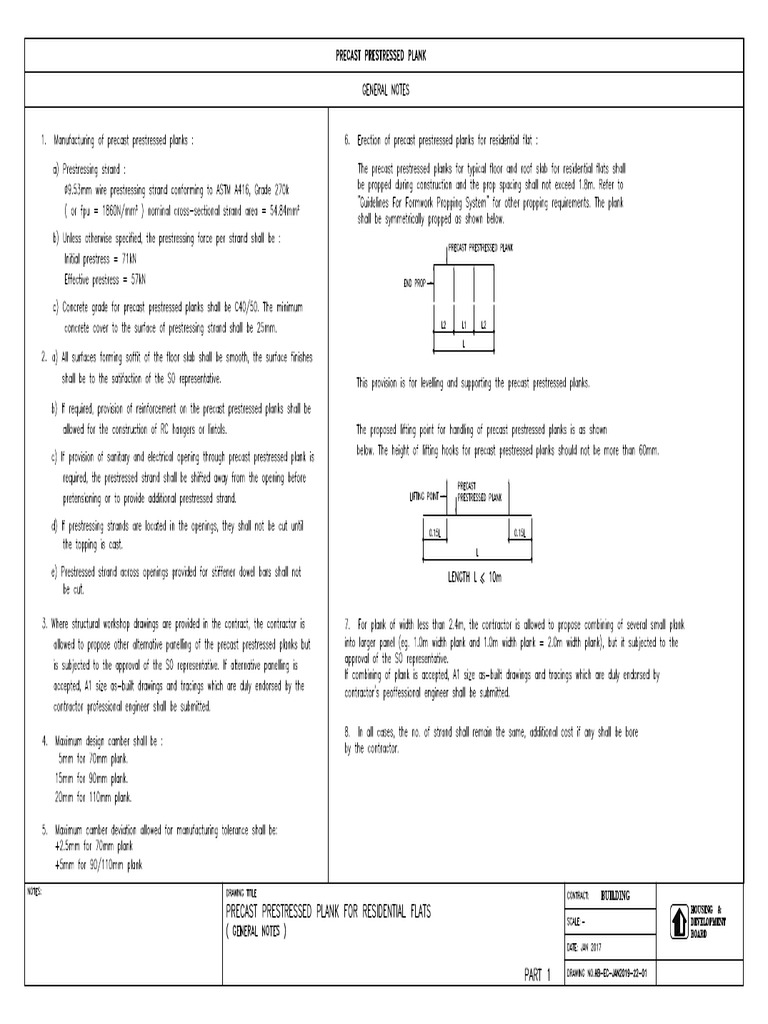 22-Precast Prestressed Plank | PDF