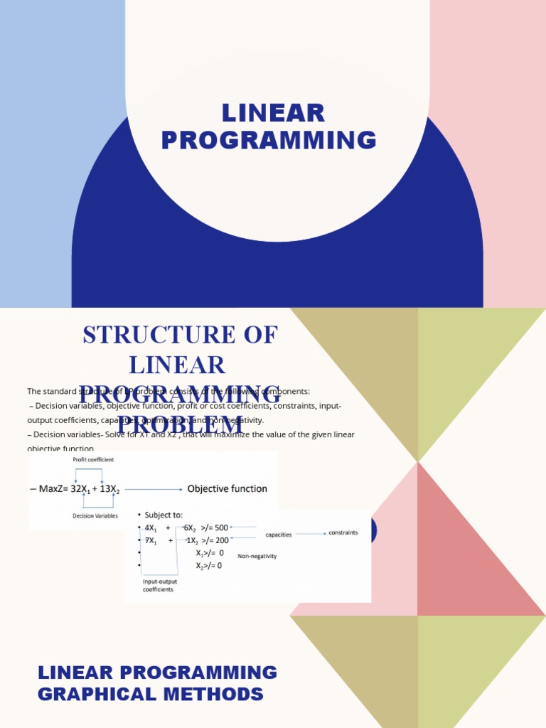 Linear Programming Overview by Kate Herrera | PDF | Linear Programming ...