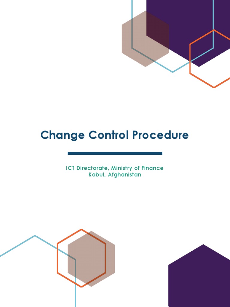 Change Control Procedure | PDF | Information Security | Information ... Change Control Procedure | PDF | Information Security | Information ...