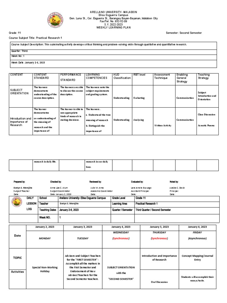 Pr1 DLL - DLP Week 1&2 | PDF | Experiment | Falsifiability