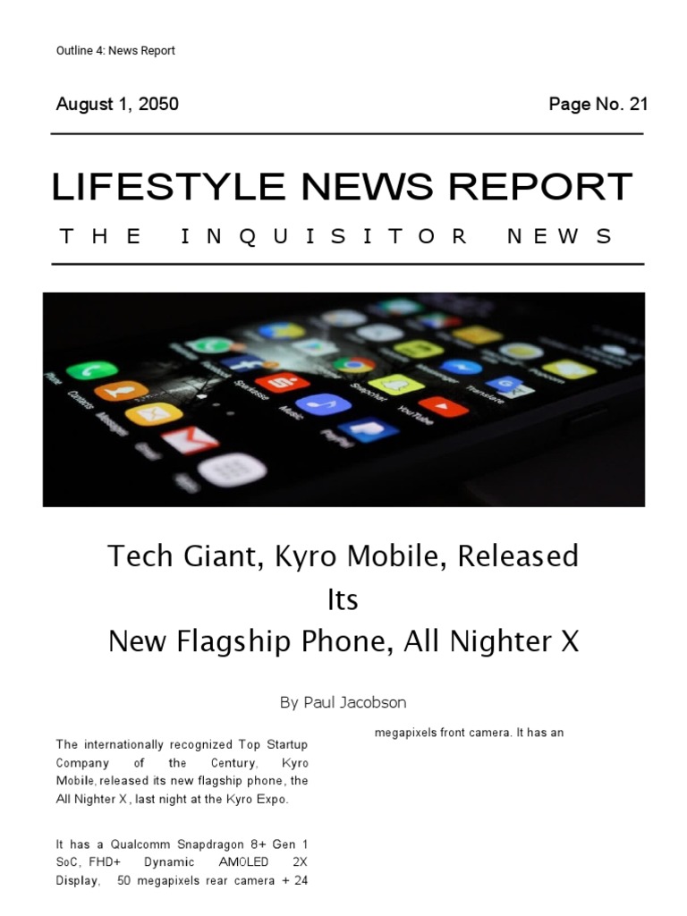 Short News Report | PDF | Technology & Engineering