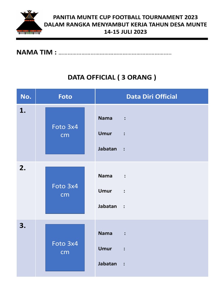 Susunan Pemain | PDF