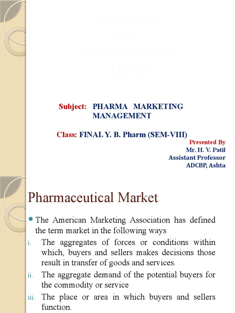 Pharmaceutical Marketing | PDF | Marketing | Market Segmentation