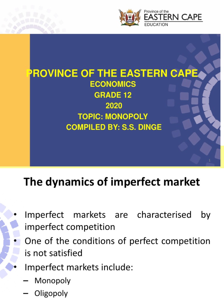 A Economics Gr. 12 Monopoly Presentation | PDF | Monopoly | Profit ...