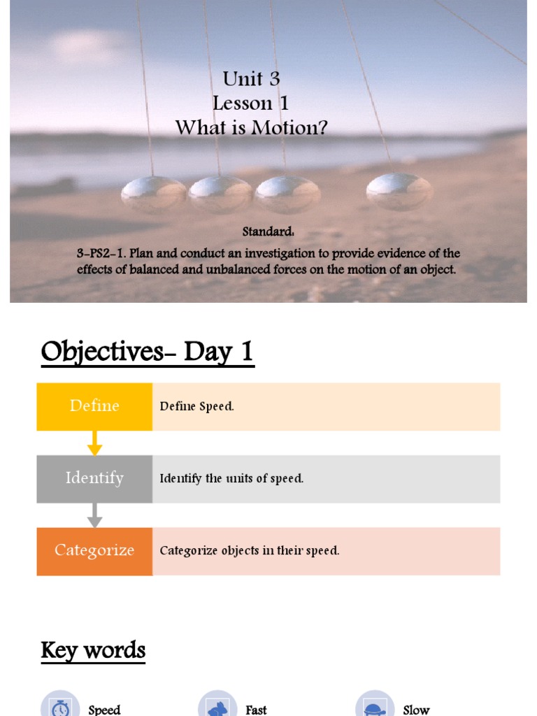 Grade 3 - Term 3 - Week 1 - Speed | PDF | Speed | Physical Quantities