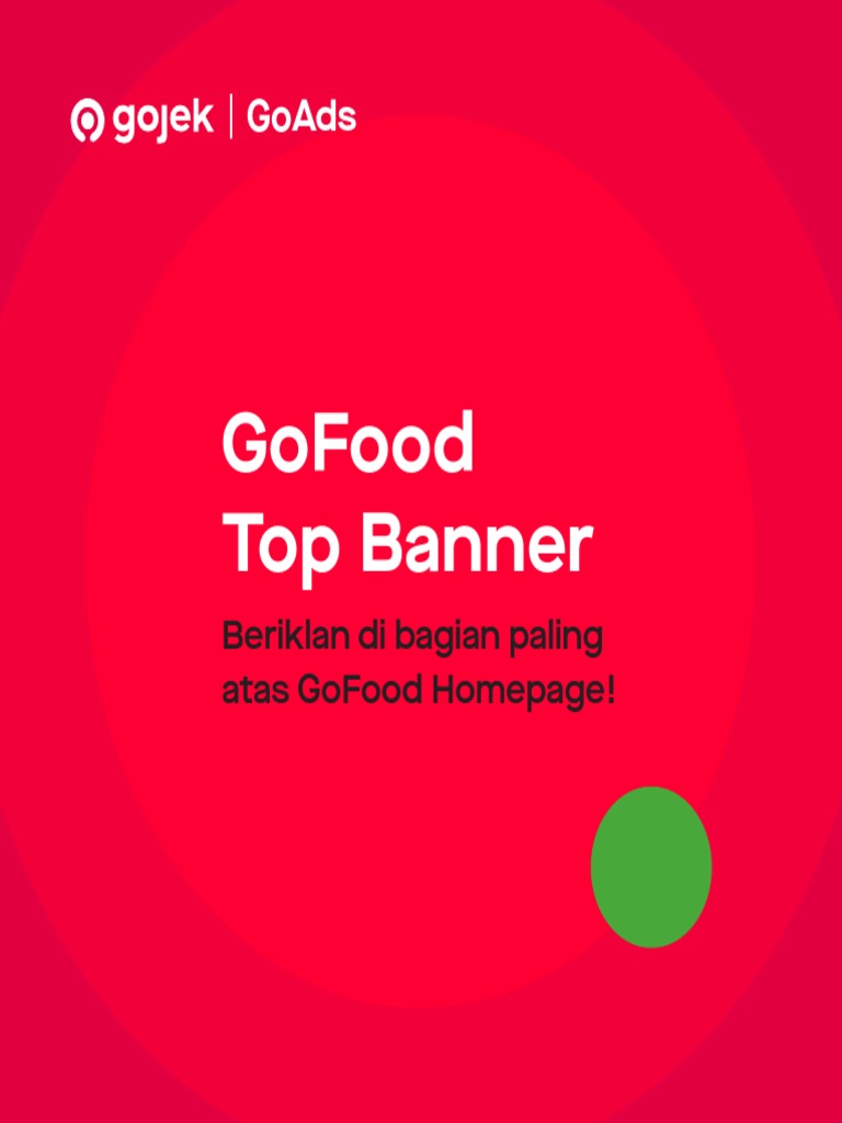 GoFood Top Banner - Gojek EK | PDF